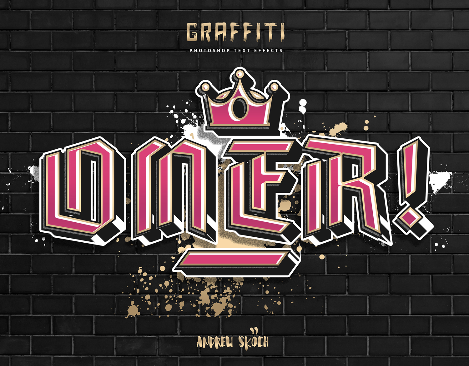 Graffiti Text Effects vol 4, Add-ons | GraphicRiver